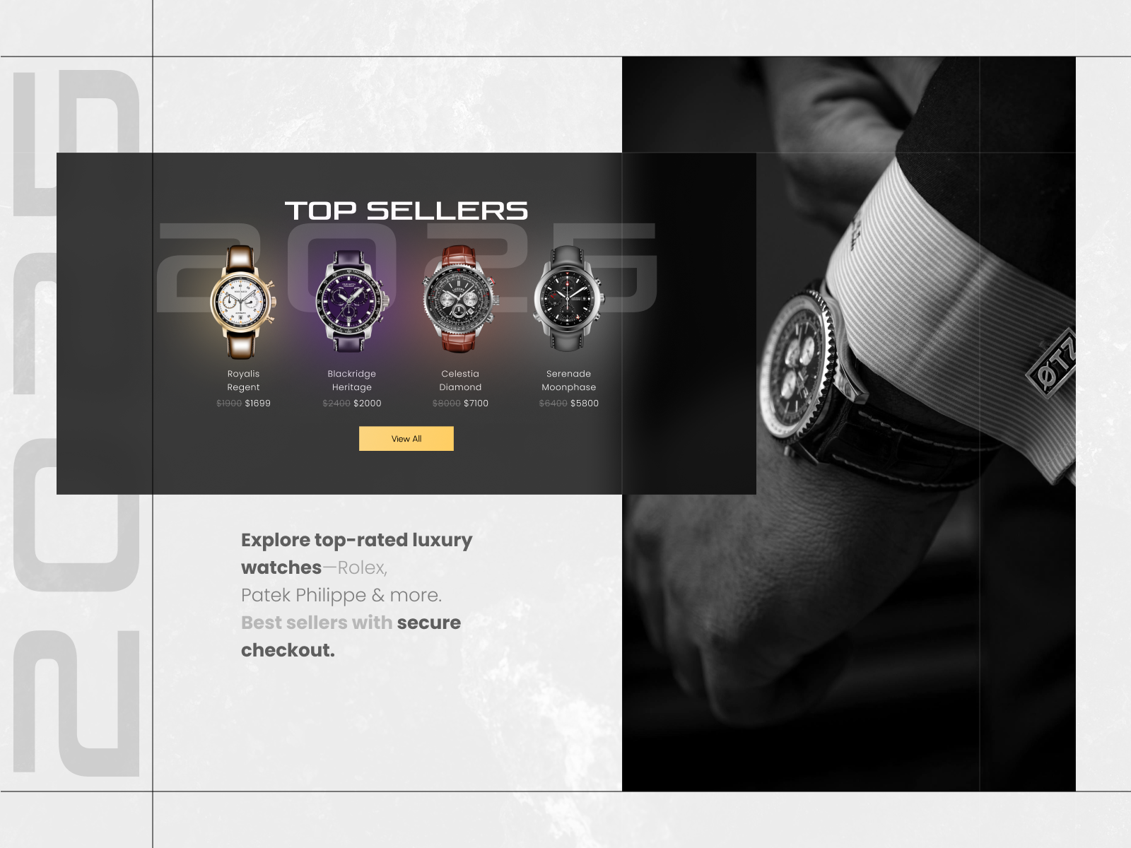 CHRONOVA – Craft. Time. Legacy. by MQoS UI/UX for MultiQoS on Dribbble