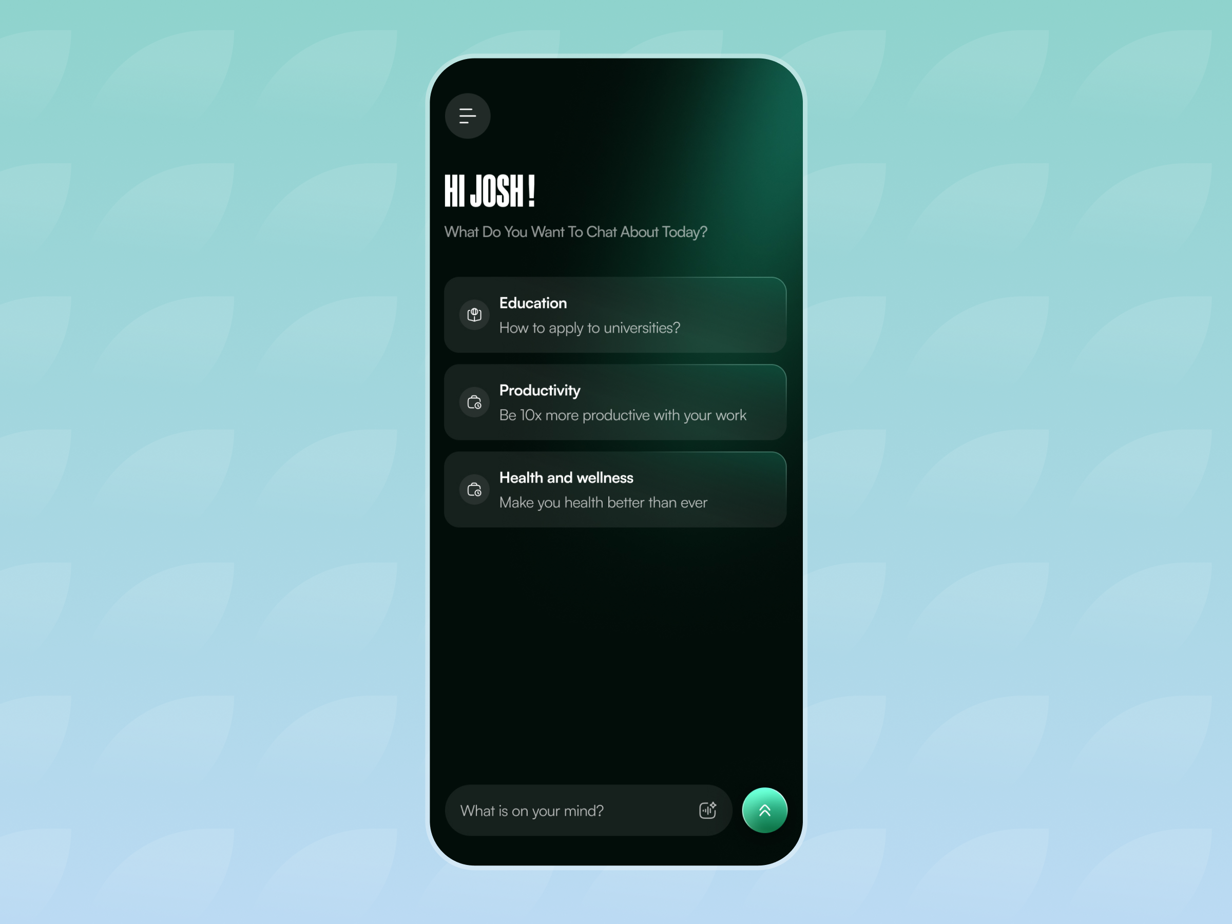 AI Chatbot Mobile App by Design Monks - UX UI | Web Design | Web ...