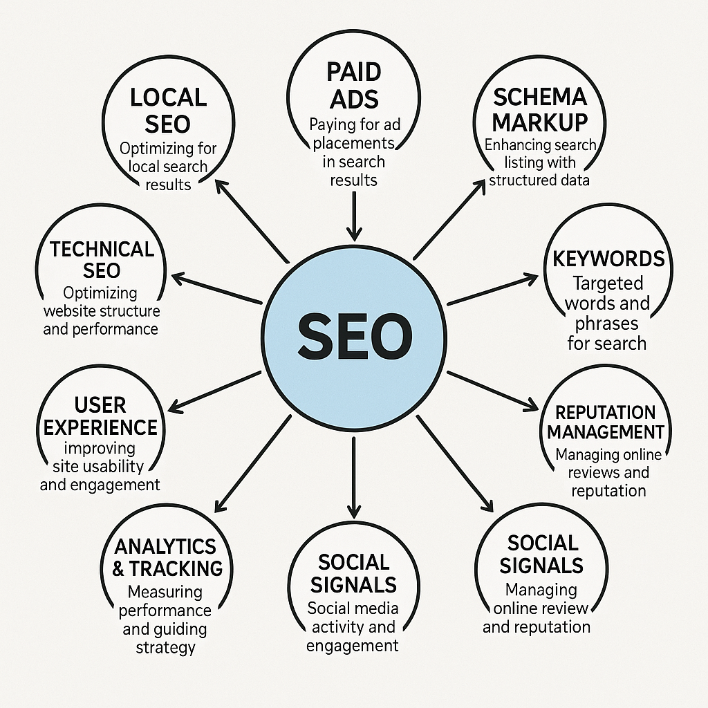 SEO Flow Chart by Josh Soberdash on Dribbble