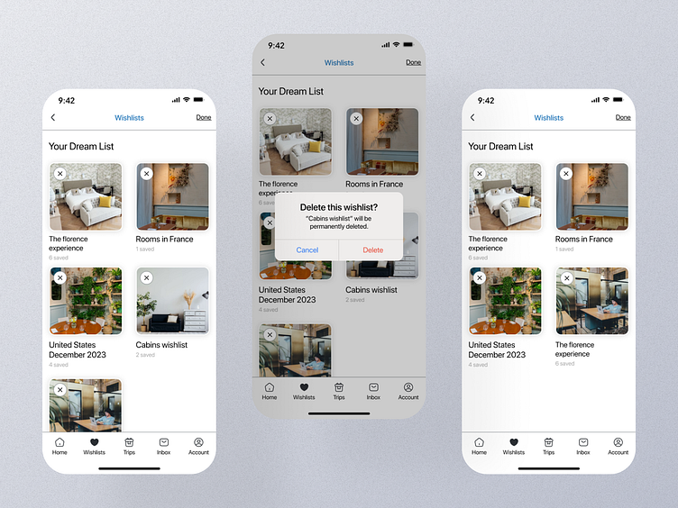 Delete Wishlist Mobile App Ui by UI Ants on Dribbble