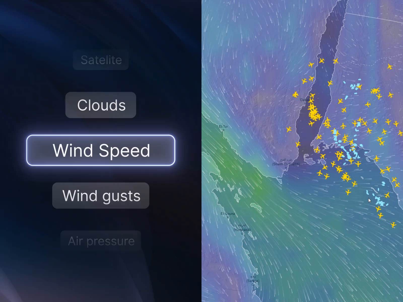 Wind Speed Map UI by Fuselab Creative on Dribbble