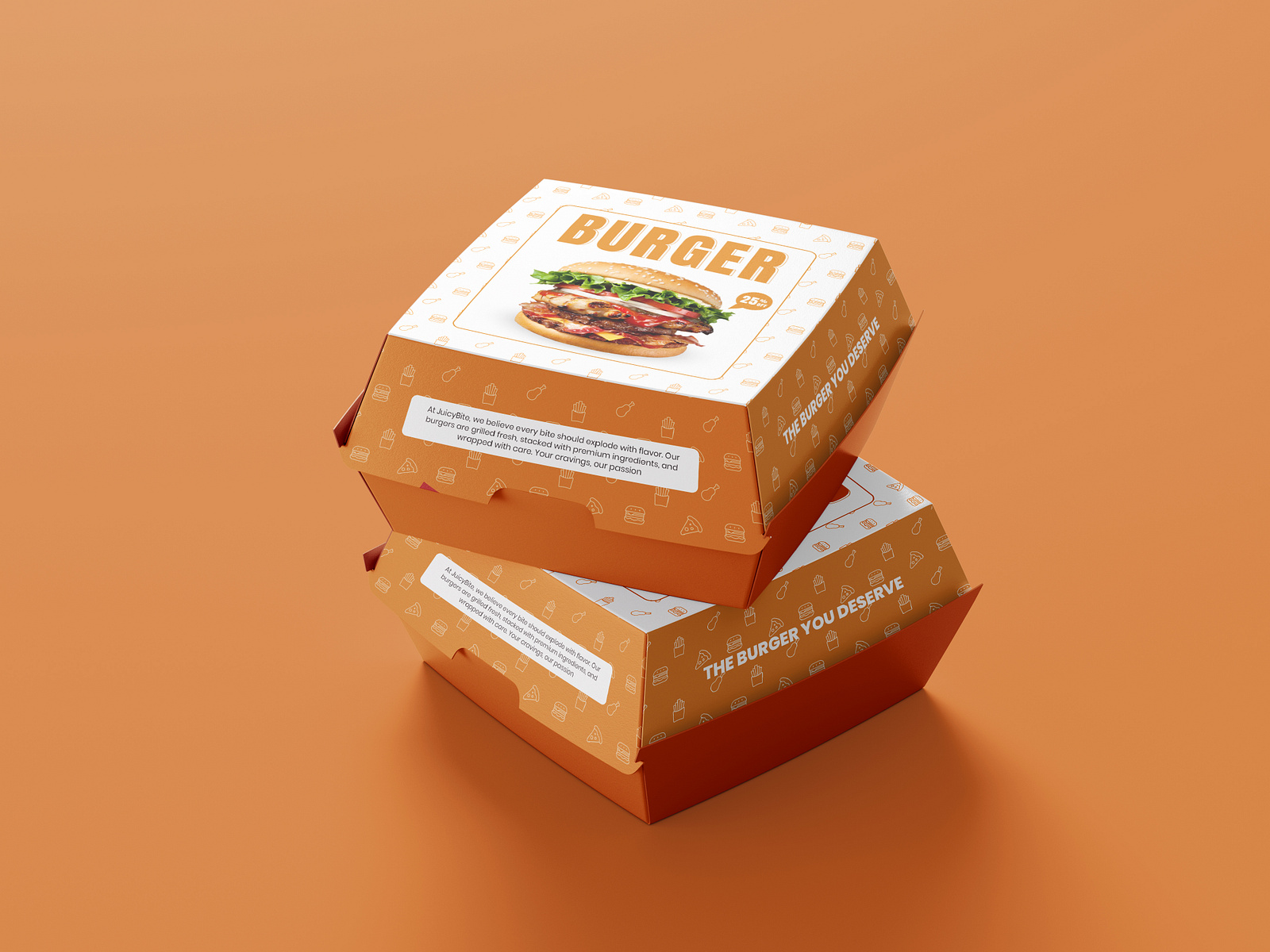 Burger Box Packaging Design | Fast Food Branding by Homayra Begum on ...