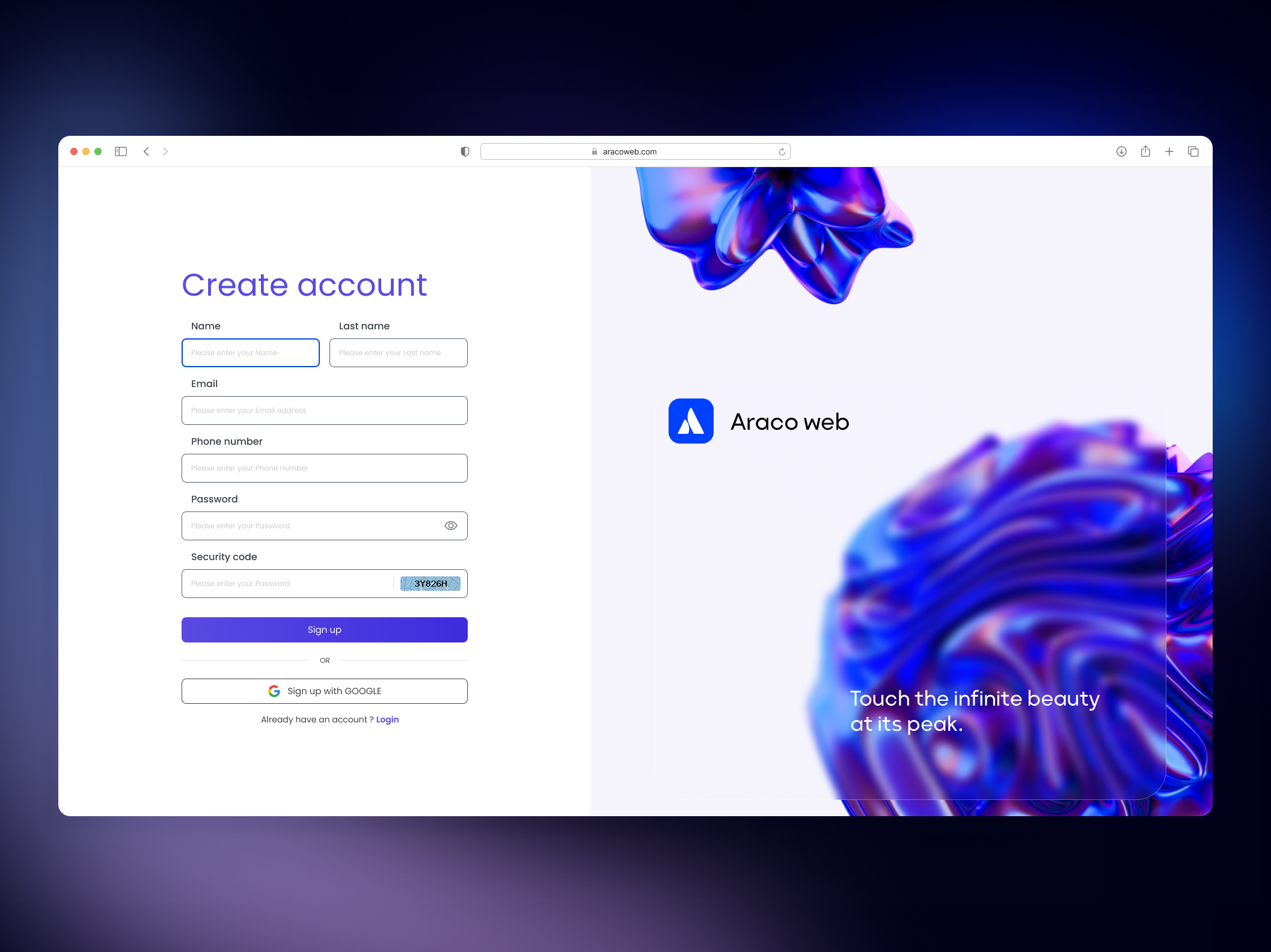 🔐Authentication - Login Flow UI + Signup by Mehrad Ghane on Dribbble