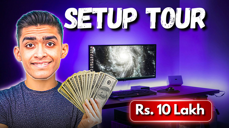 Setup Tour Thumbnail Design by Mahveer Rana on Dribbble