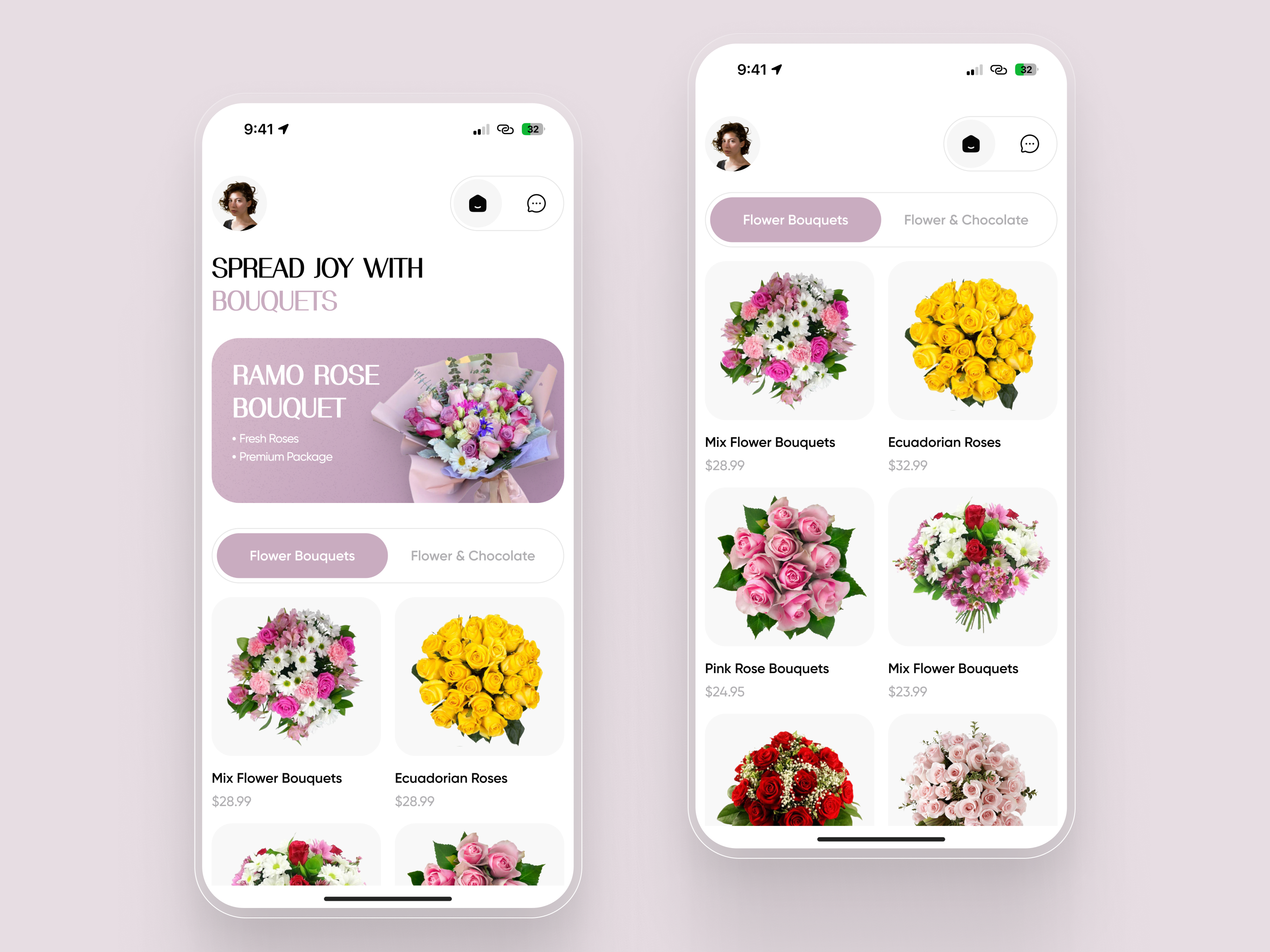 Flower Delivery App UI by Ahasan Ahamed on Dribbble