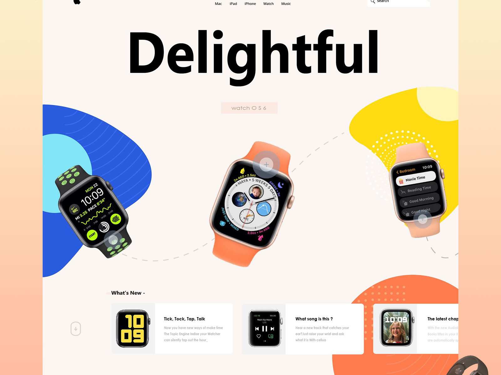 Apple Watch Home Page by Hemant Koli on Dribbble