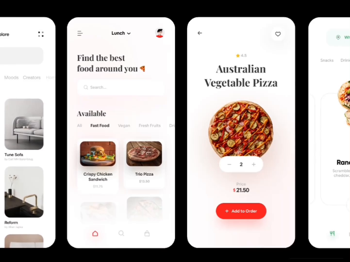 Mobile App UI Concepts – Part 2 by Amin Masihzade on Dribbble