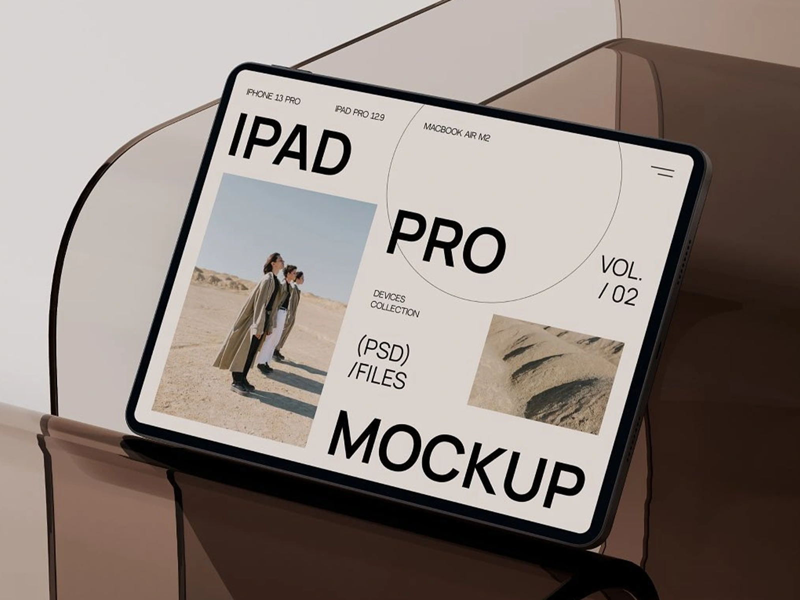 iPad Pro - Minimalist Device Mockup UI by Dany on Dribbble