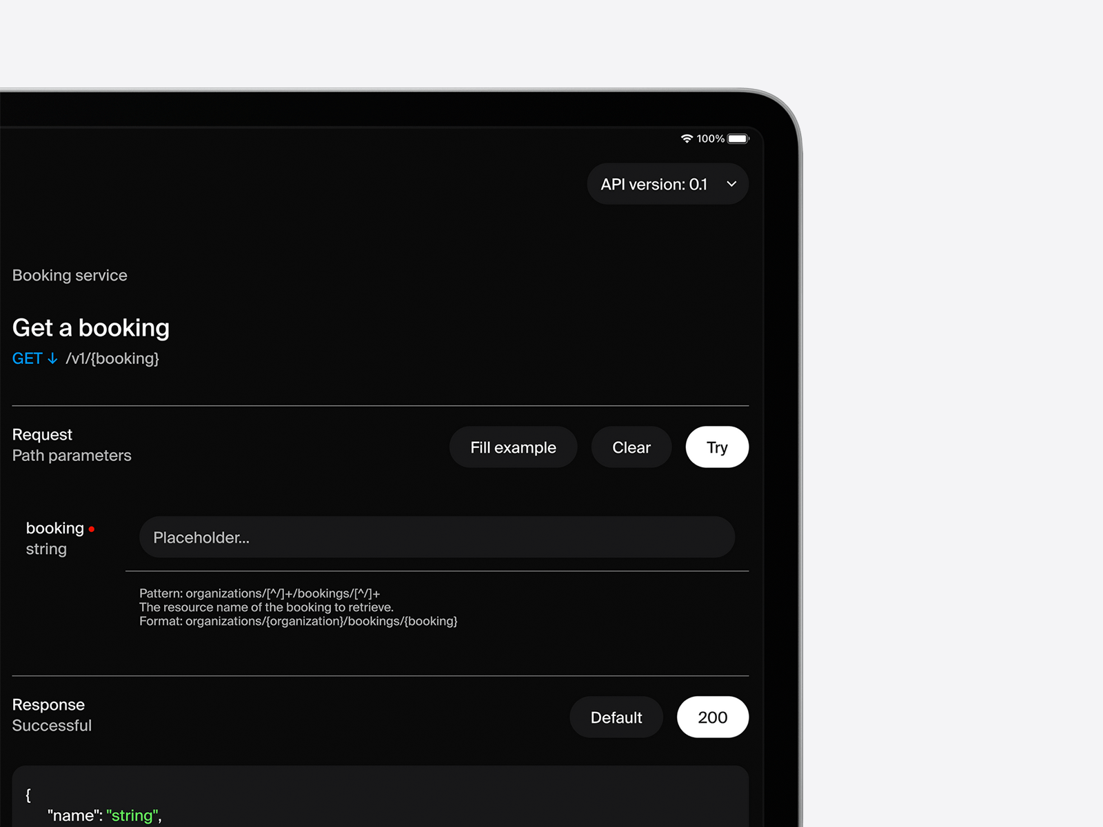 Elegant API Interface for Booking by Diogo Dias on Dribbble