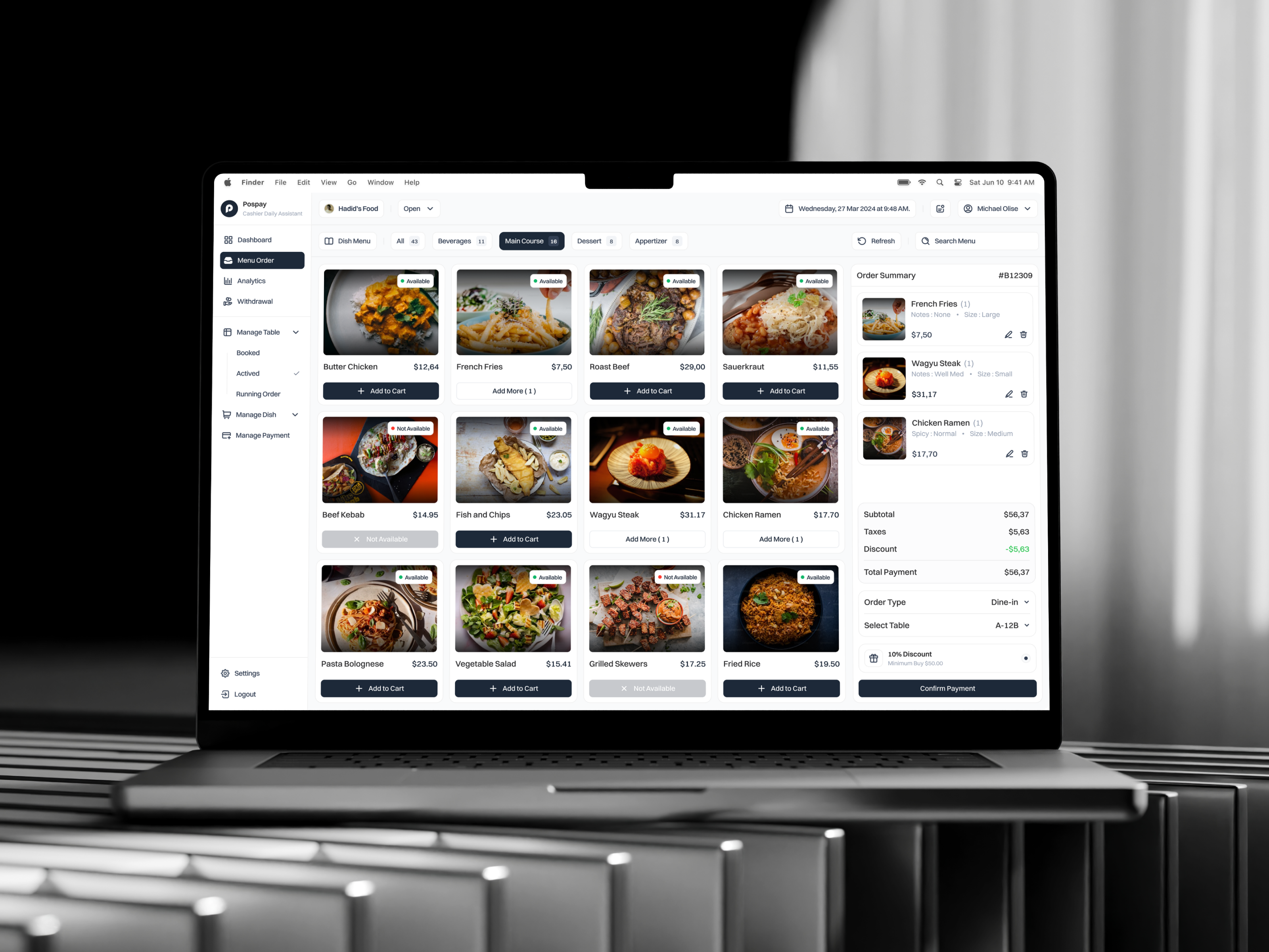 Pospay - Modern POS Dashboard by Ananto Nugroho Putra for Korsa on Dribbble