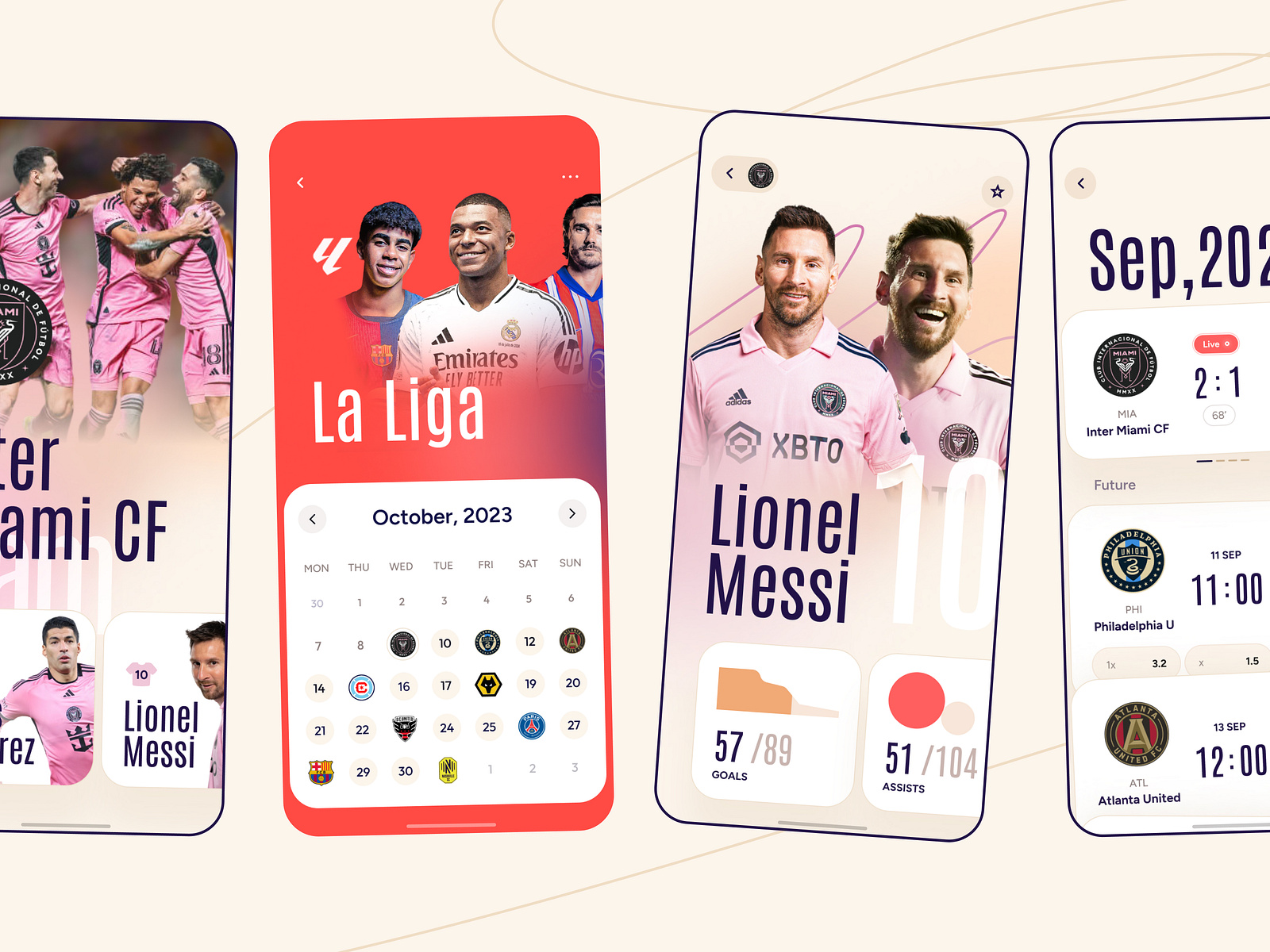 Football App UI – Stats, Fixtures & Bets by Tino on Dribbble