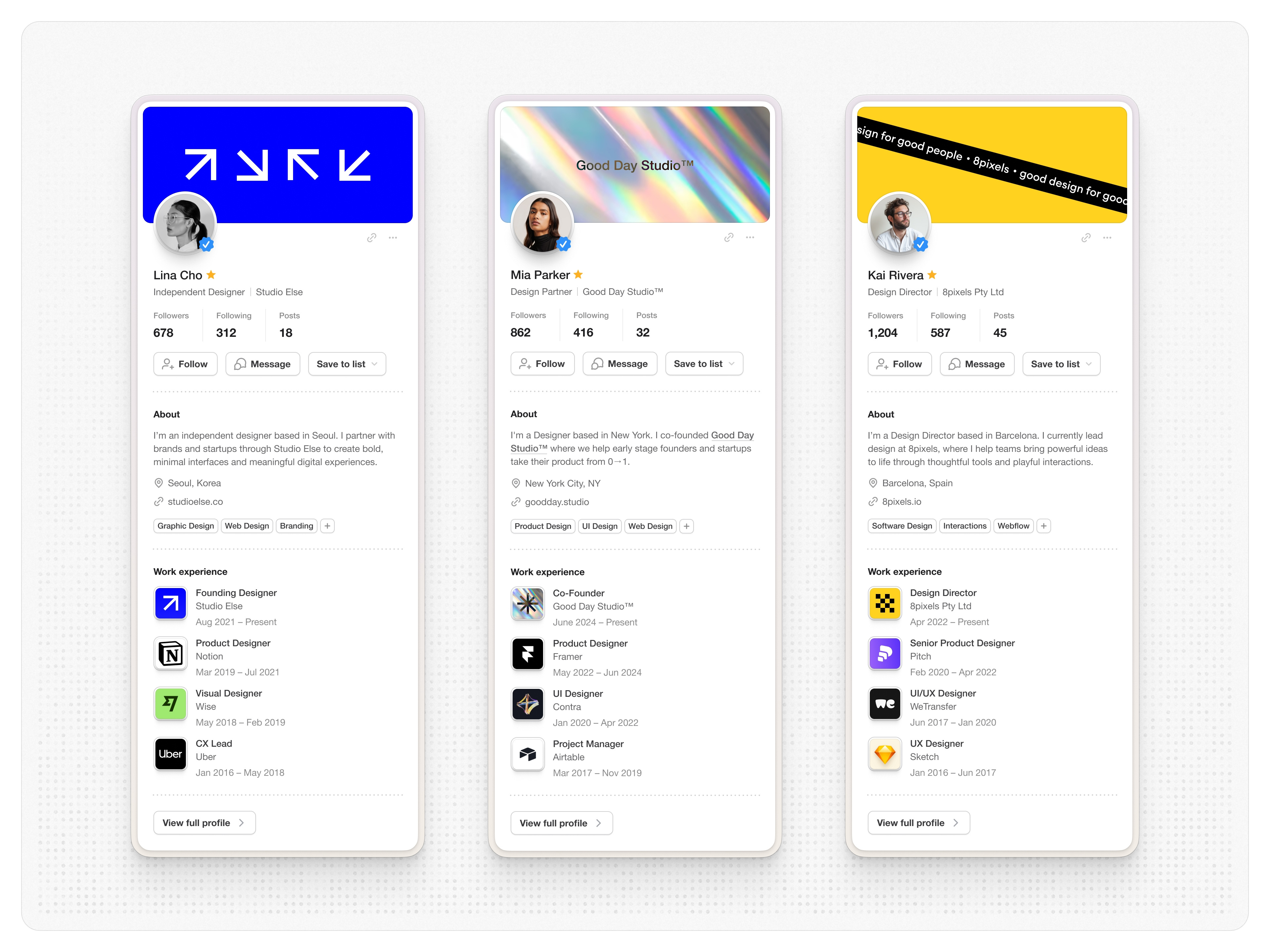 Profile — Untitled UI by Jordan Hughes® on Dribbble