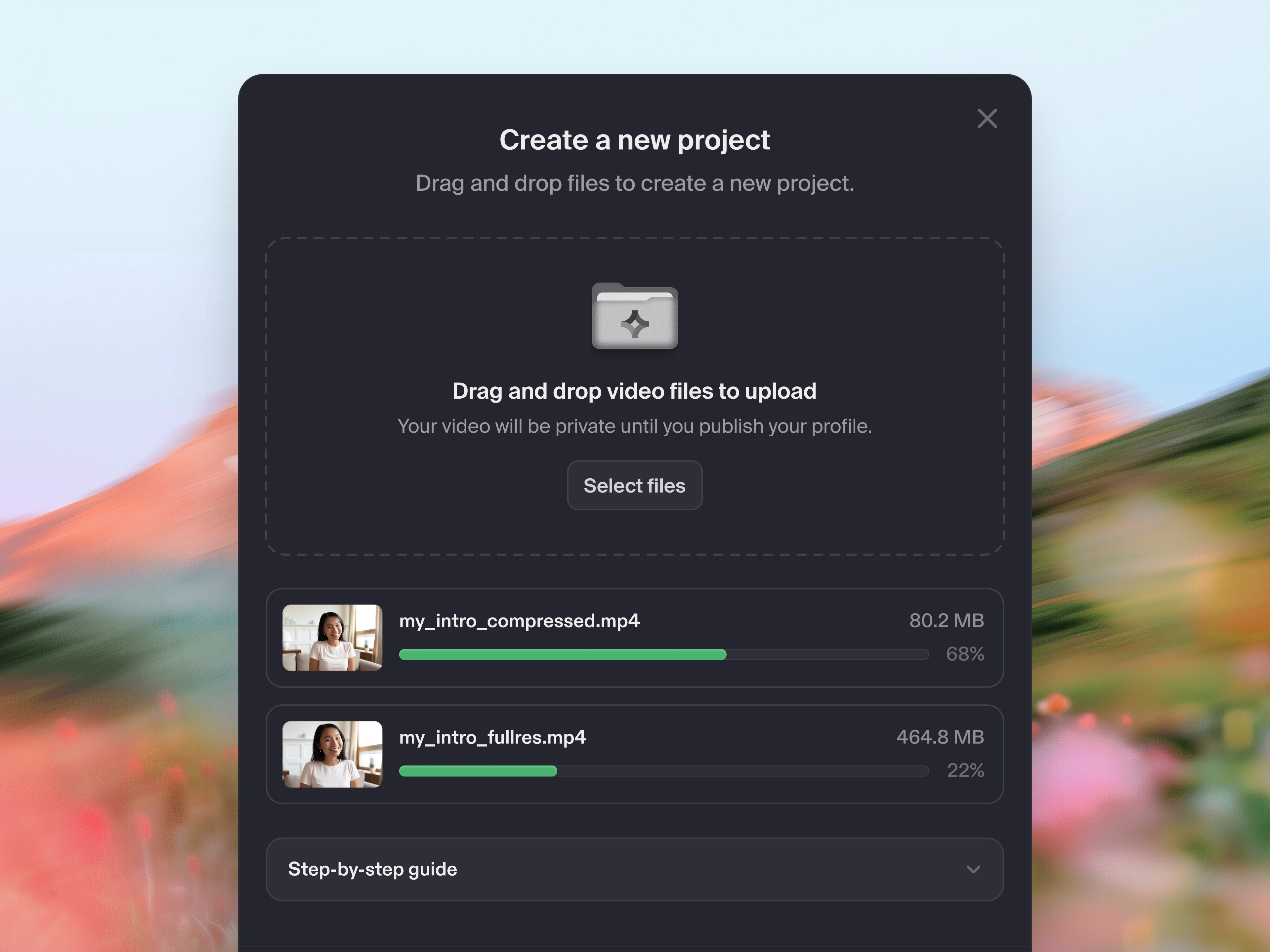 Create a new project — Untitled UI by Jordan Hughes® on Dribbble