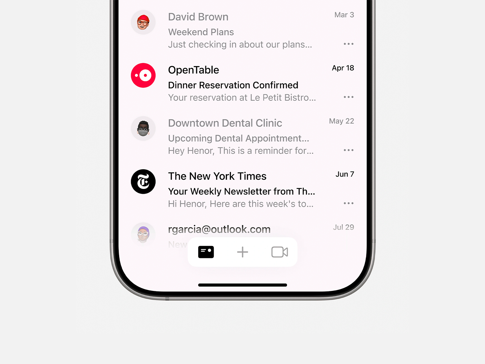 Minimalist Email Inbox UI by Jungle Bob on Dribbble
