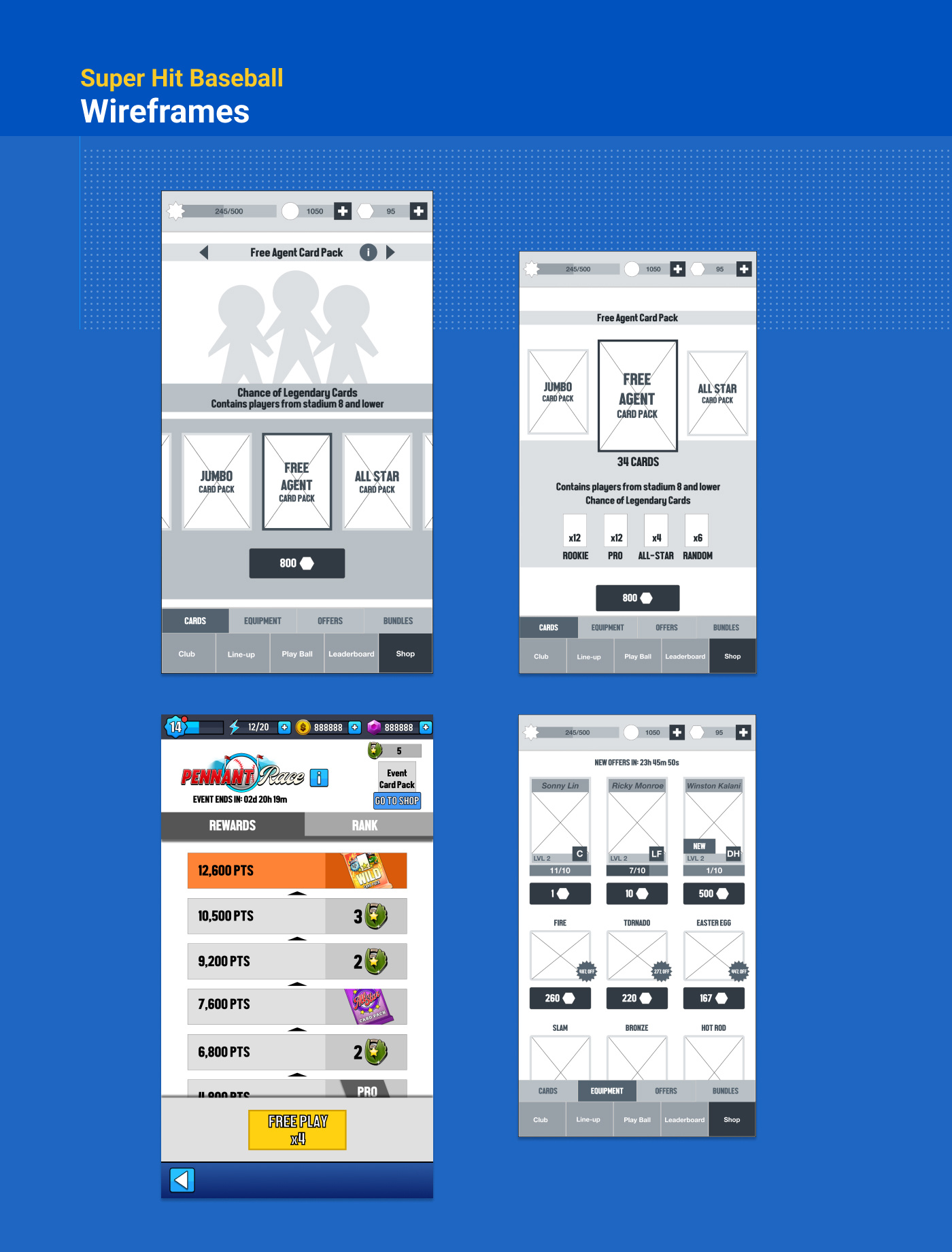 Game UI/UX Design - Superhit Baseball 2024 by BudaCat Creative on Dribbble