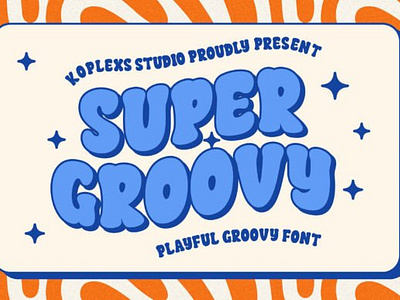 Super Groovy Font by Rory Fletchter on Dribbble