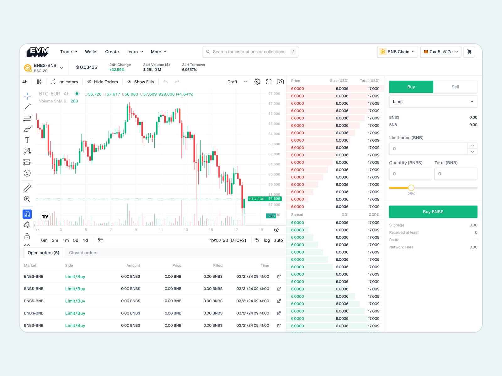 Crypto DEX inscription marketplace product design by Chris Halaska for ...