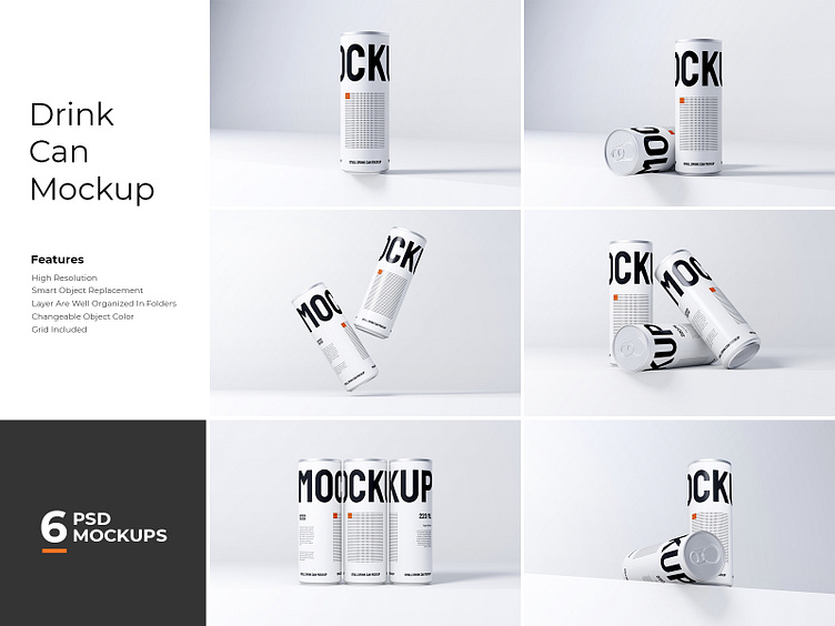 Drink Can Mockup by Rizky Audymas on Dribbble