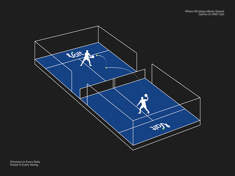 Valt - Visual Identity Padel Court by Fachrul Rinaldi for Odama on Dribbble