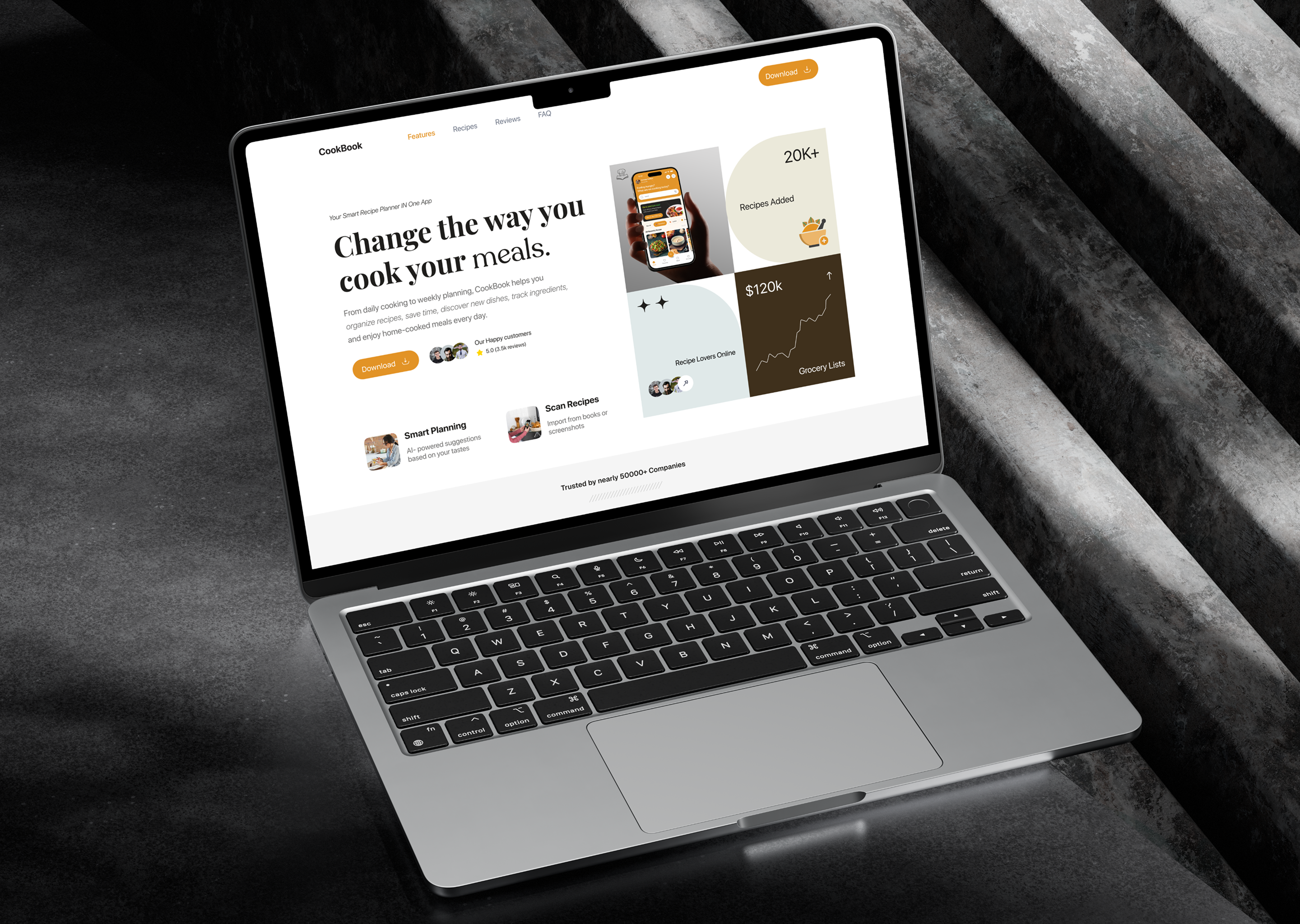 CookBook – Recipe Landing Page by Md Ahsanulla on Dribbble