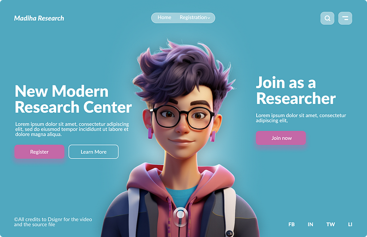 Home Page_Figma Practice by Madiha Mughal on Dribbble