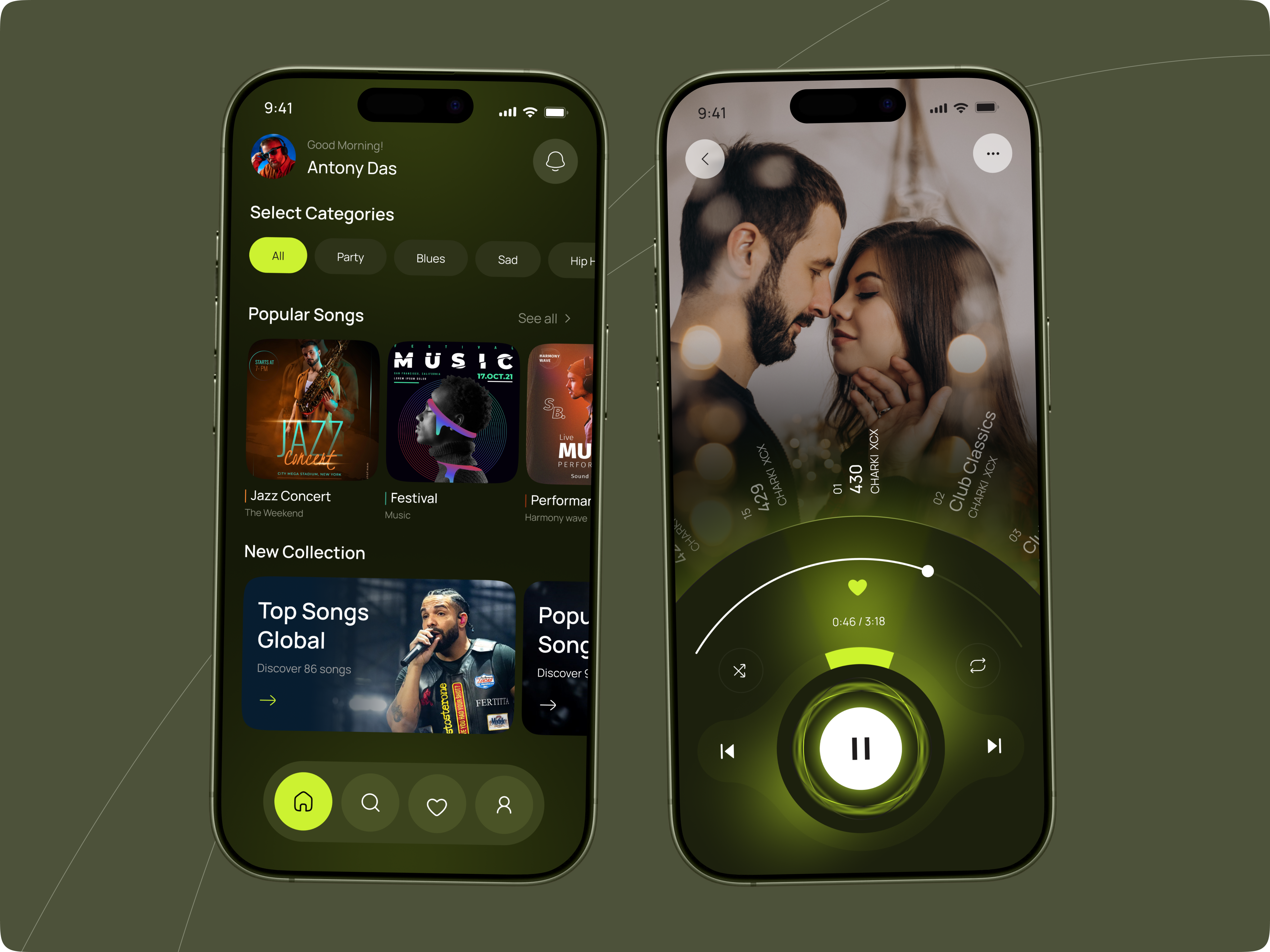 Music Streaming Mobile App – UI/UX Design by Abdullah Al Mamun on Dribbble