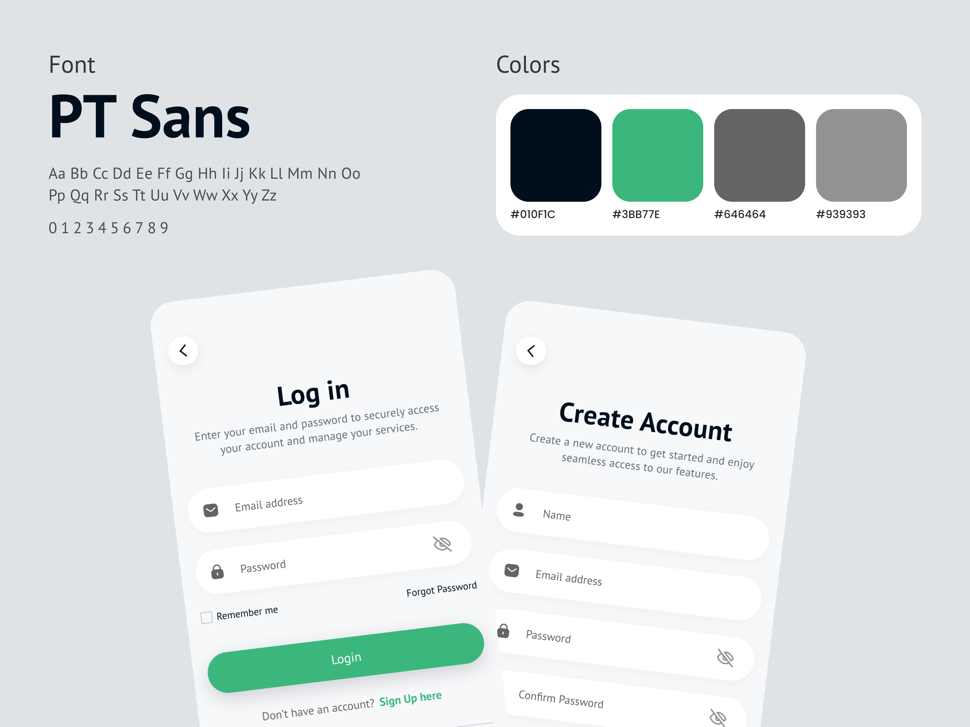Mobile App Authentication UI – Login, Signup & Password Reset by ...