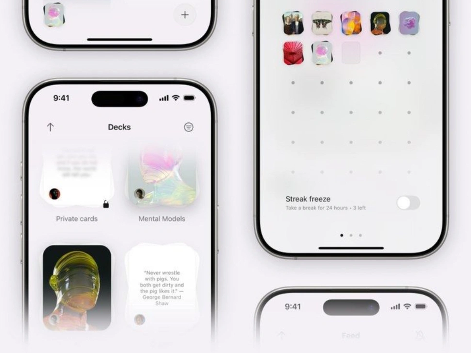 "Decks" - Knowledge & Collection App UI by Endpoint on Dribbble