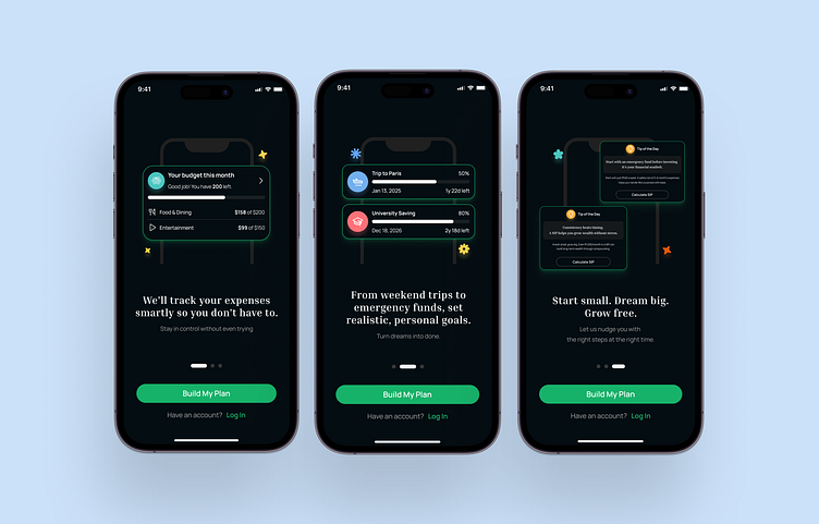 Personal Finance Onboarding by Pragati on Dribbble