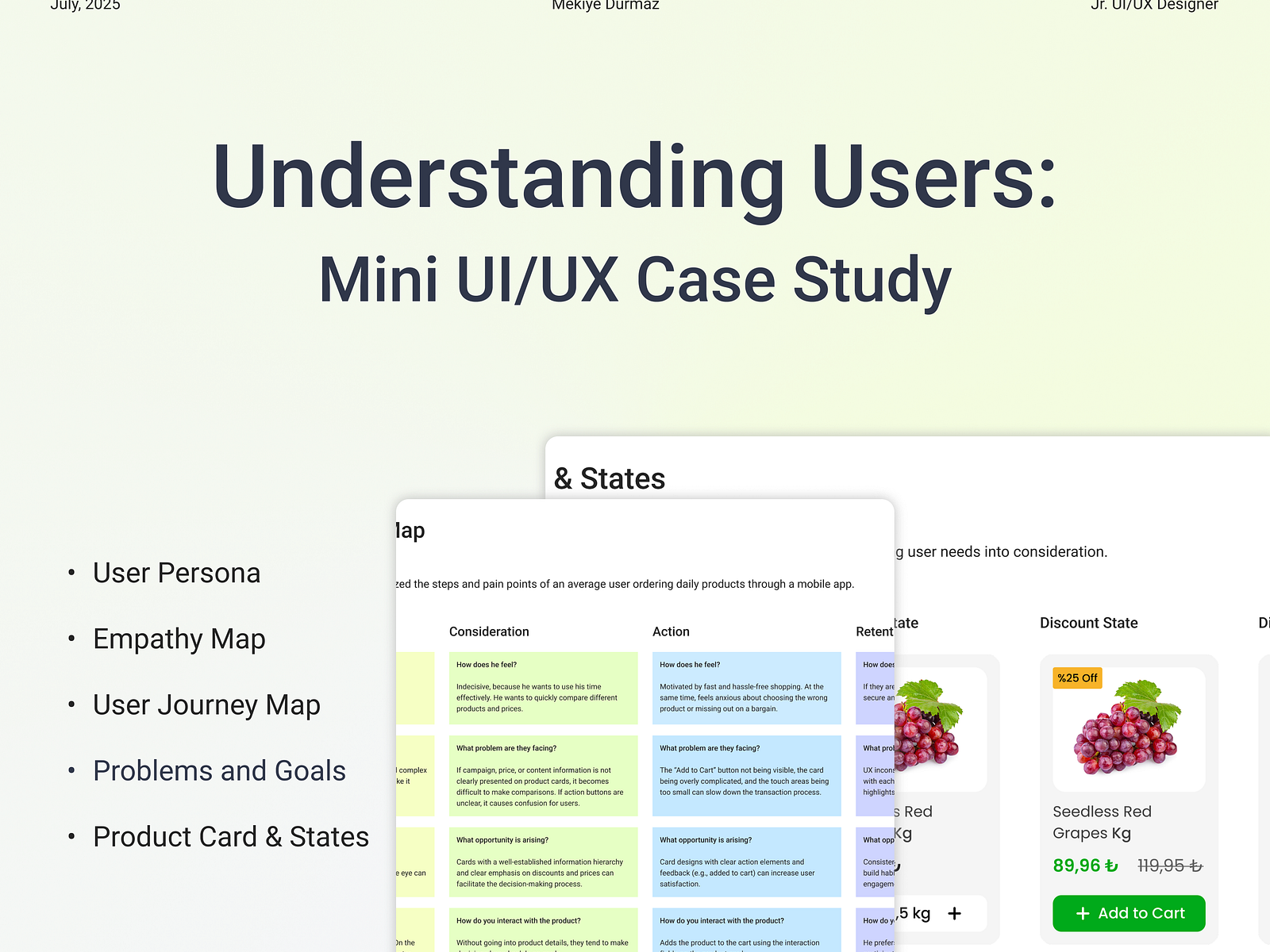 Understanding Users: Mini UI/UX Case Study by Mekiye on Dribbble