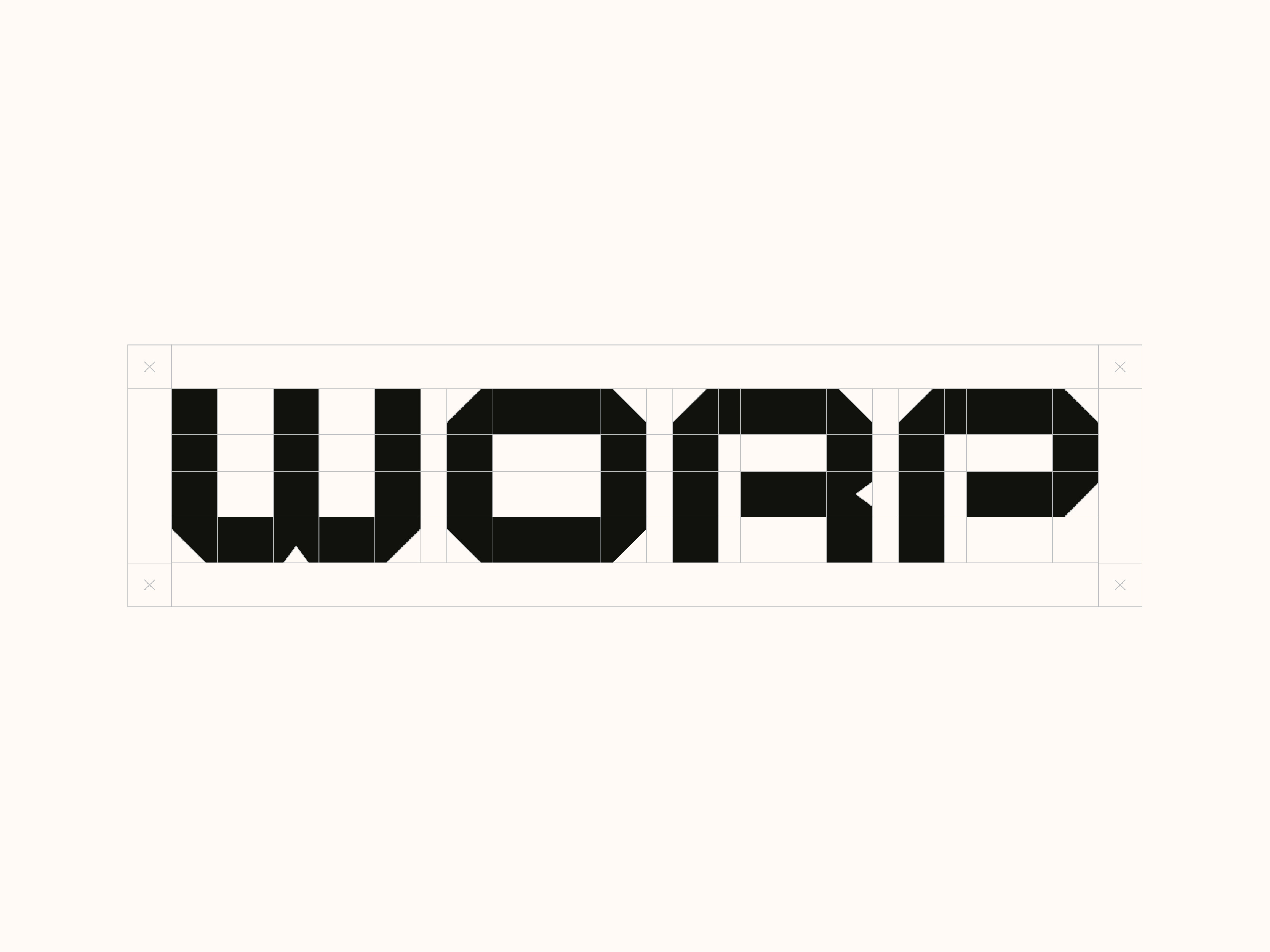 WORP — Construction Geometric Wordmark Logo by Tarikul Islam on Dribbble