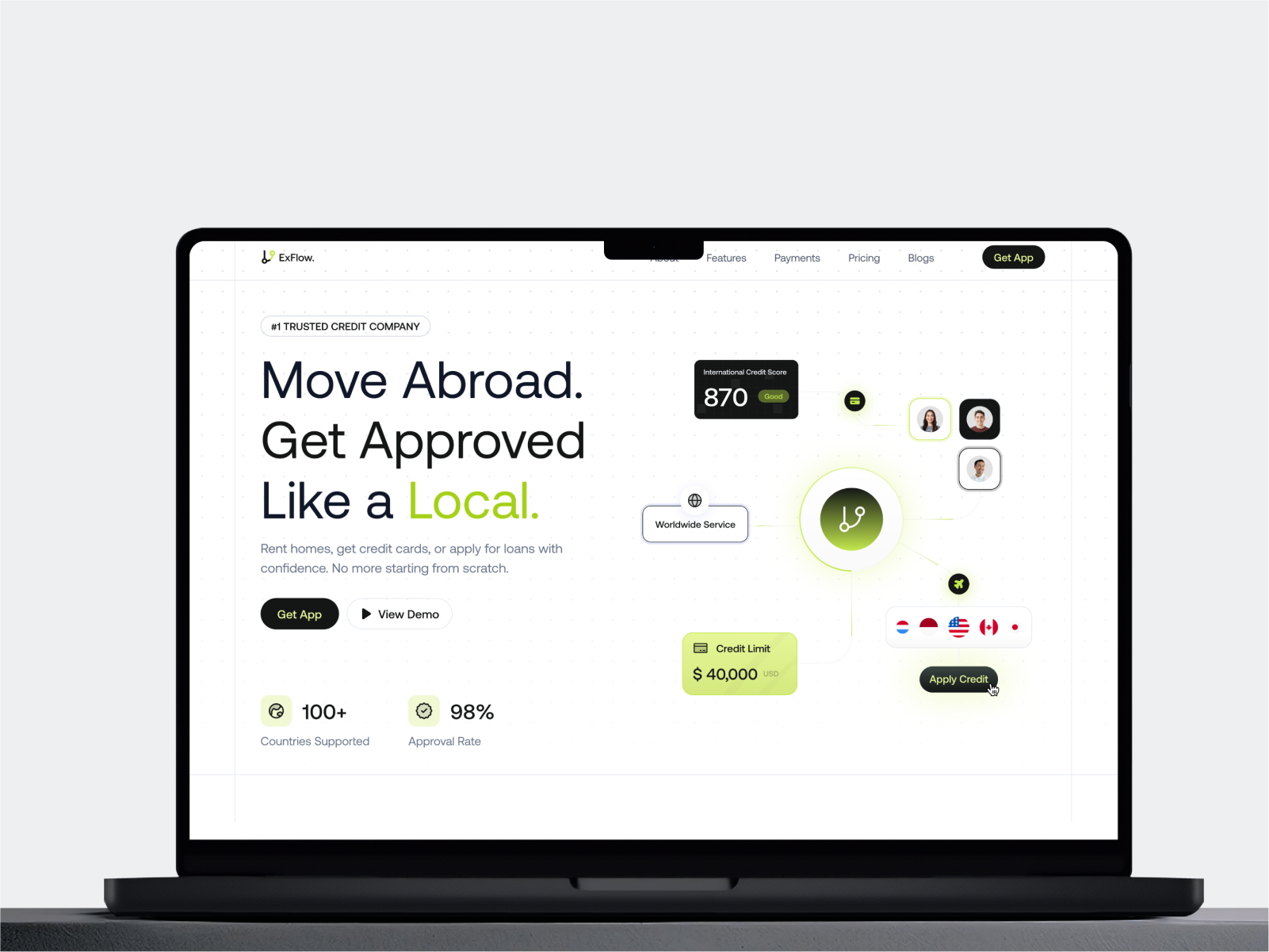 ExFlow - AI Powered Finance Landing Page by Dipa UI/UX for Dipa Inhouse ...