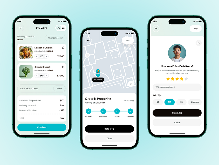 Fresh & Simple App Design by Sk Raju Hossin on Dribbble