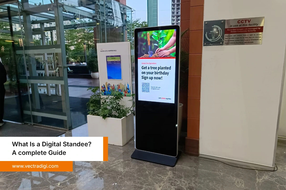 What is a Digital Standee? A Complete Guide by VectraDigi Technologies ...