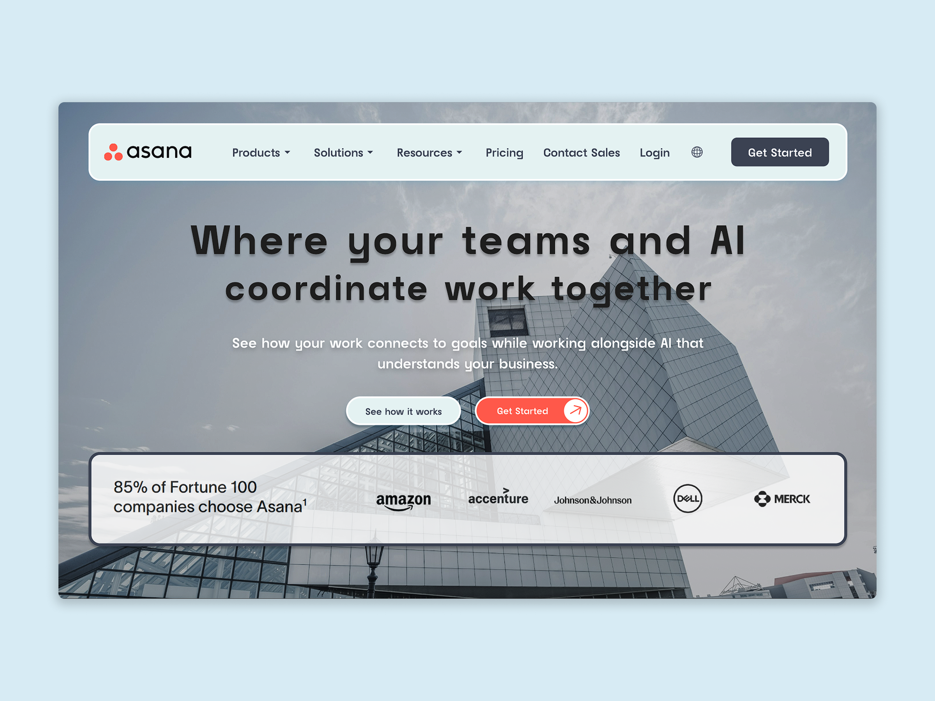 Asana Landing Page UI Redesign in Figma by Tanzil Rayhan on Dribbble