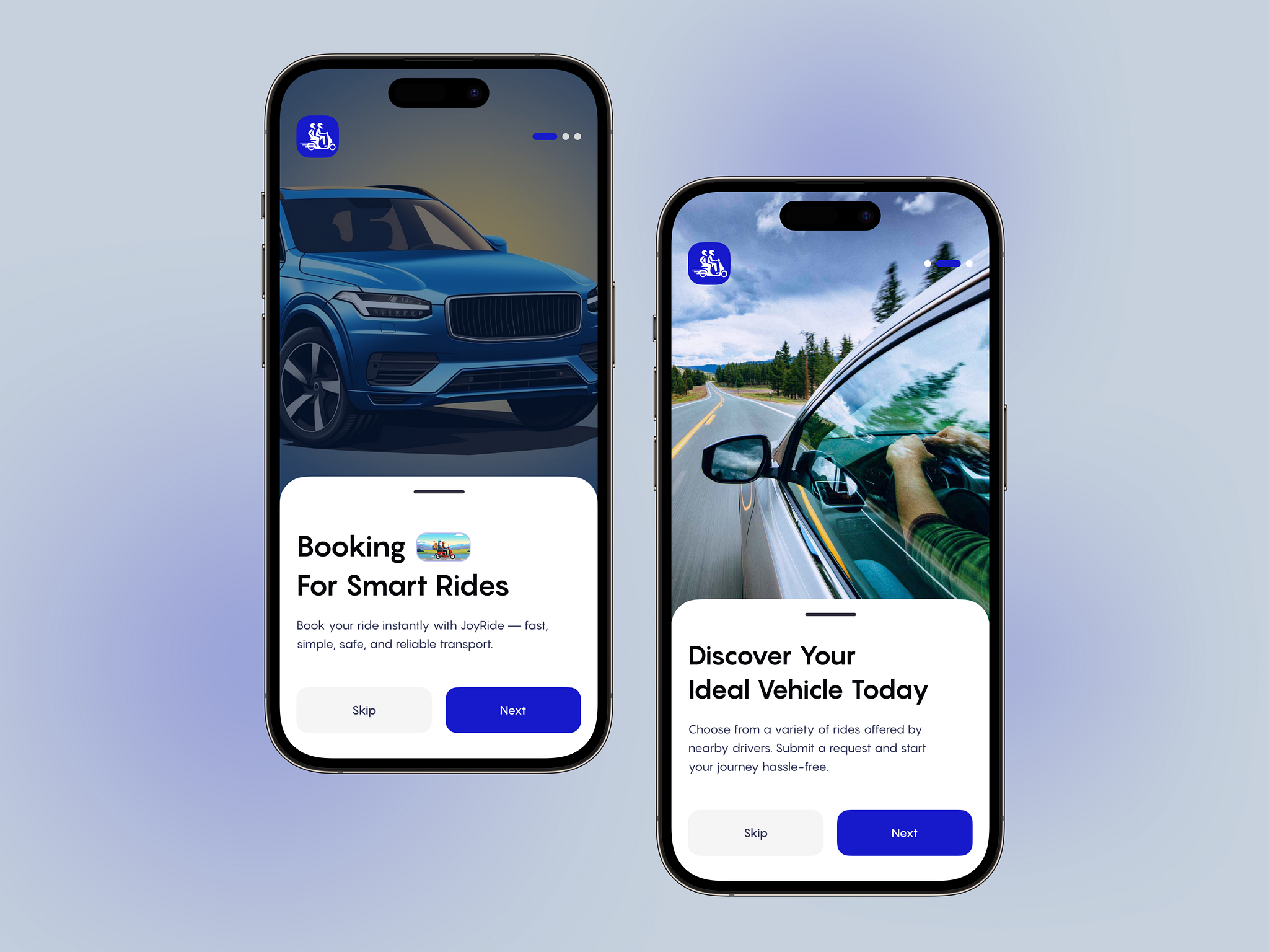 Onboarding Screen – Taxi Booking Mobile App by Fazlur Rahman on Dribbble