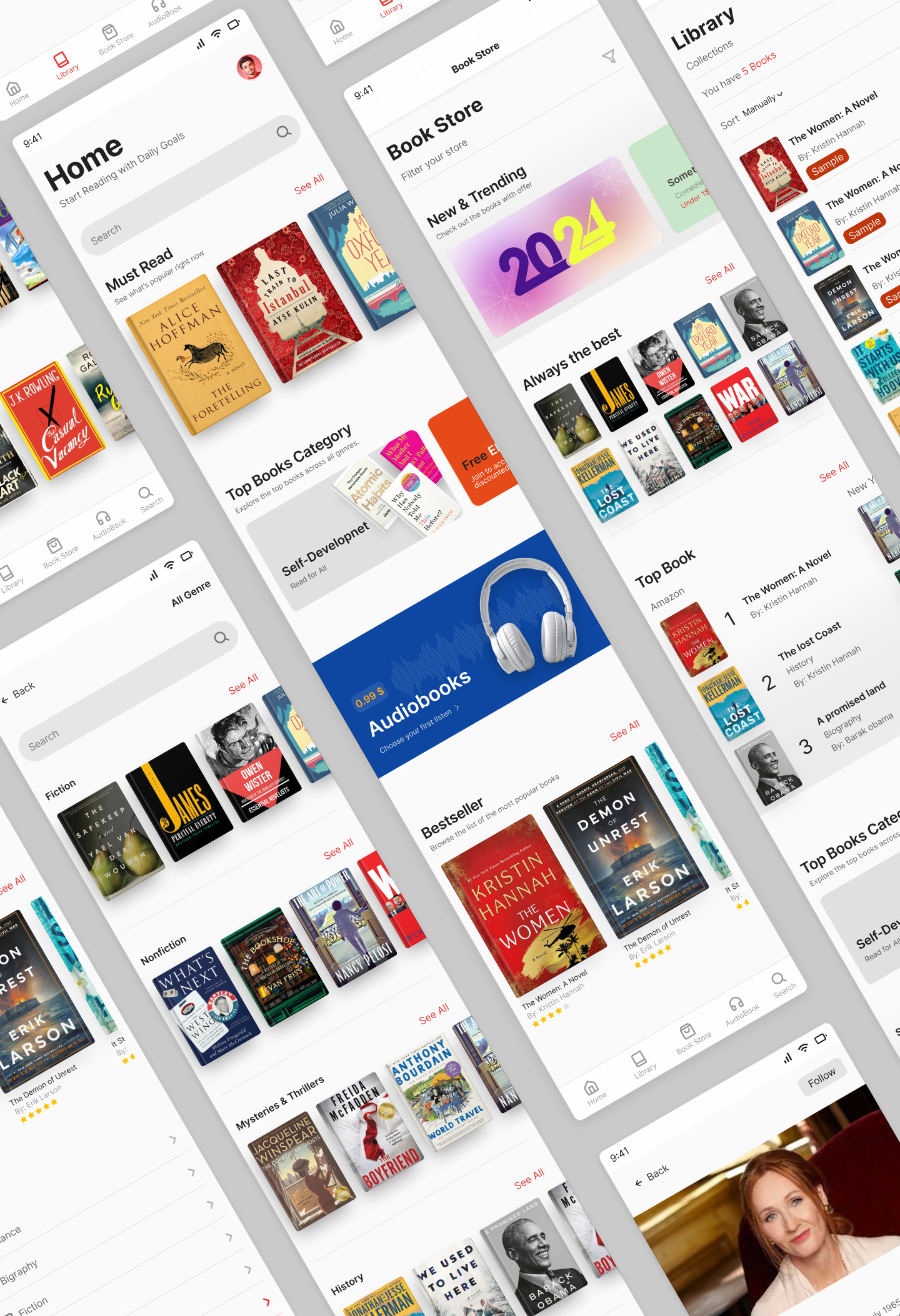 Readme – E-Book App UI Kit by Sara Haghshenas on Dribbble