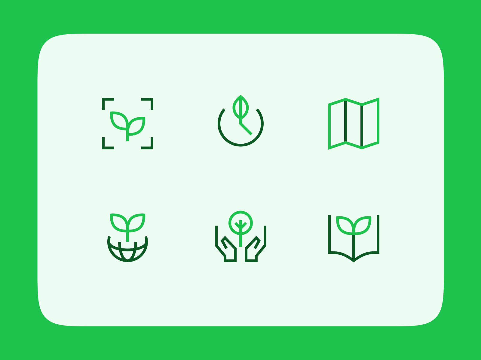 Plant UI Icons | Practice Set by Al Mamun on Dribbble