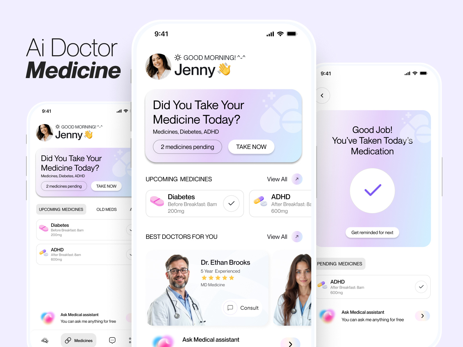 Ai health app design by lazy kar for LazyInterface UI UX Team on Dribbble