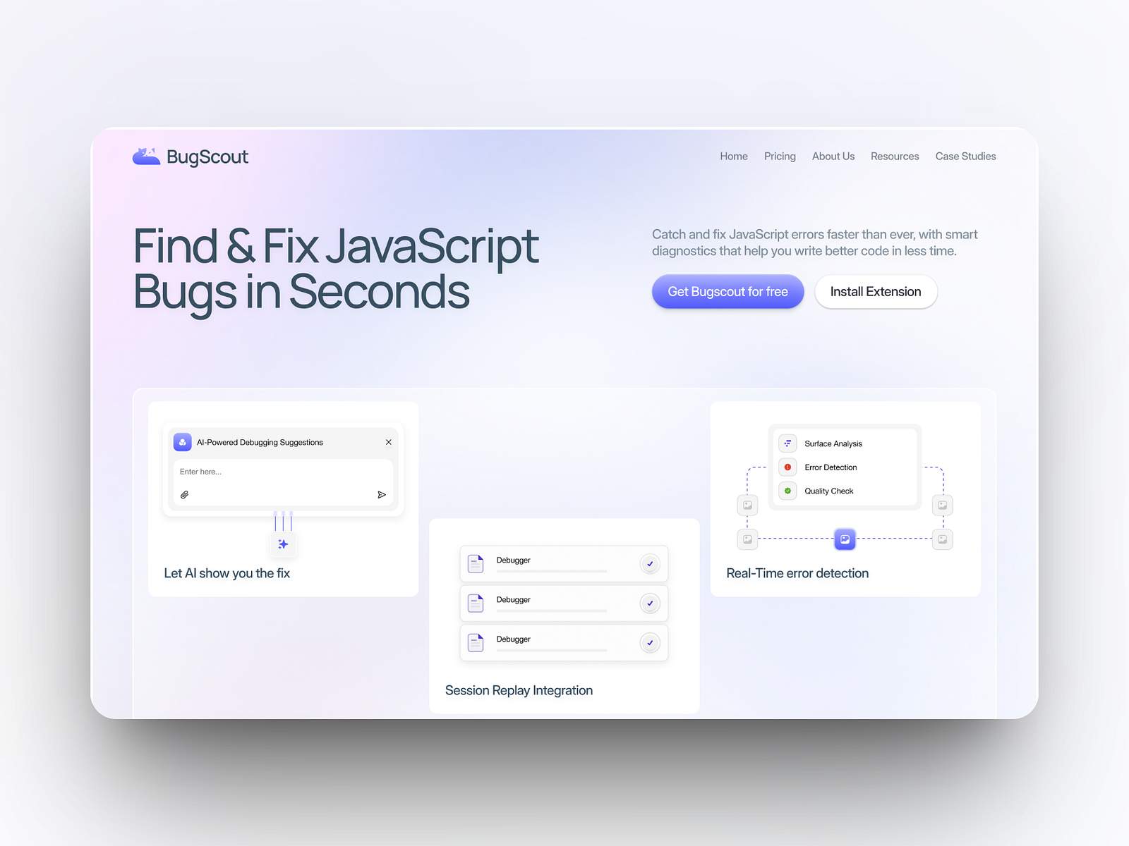 Debugging Tool Dashboard UI for JavaScript Error Detection by James on ...
