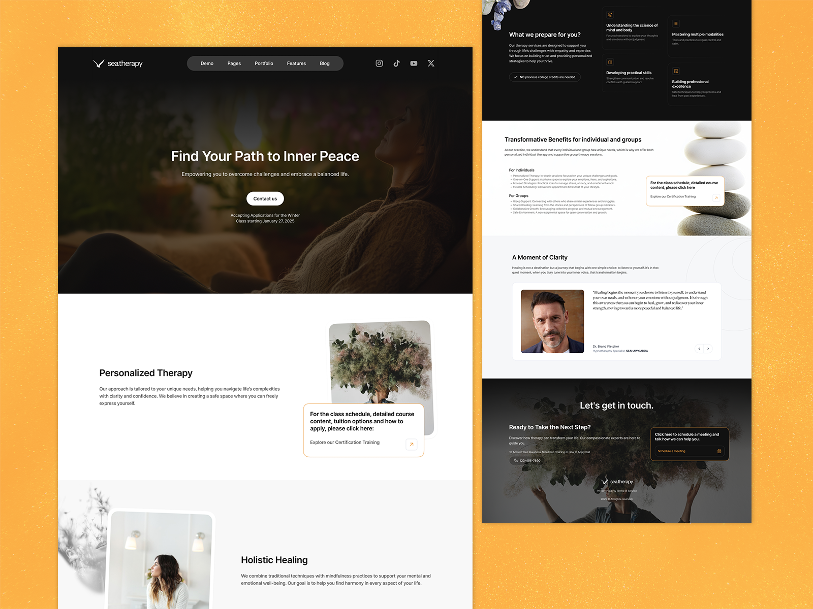 A Website That Feels Like a Safe Space by Seahawk on Dribbble