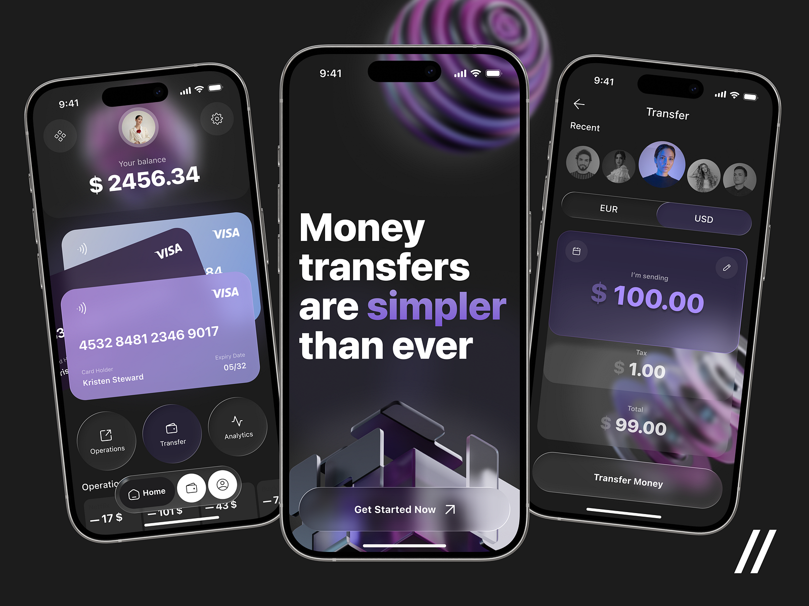 Finance Mobile iOS App by Purrweb UI/UX Agency on Dribbble
