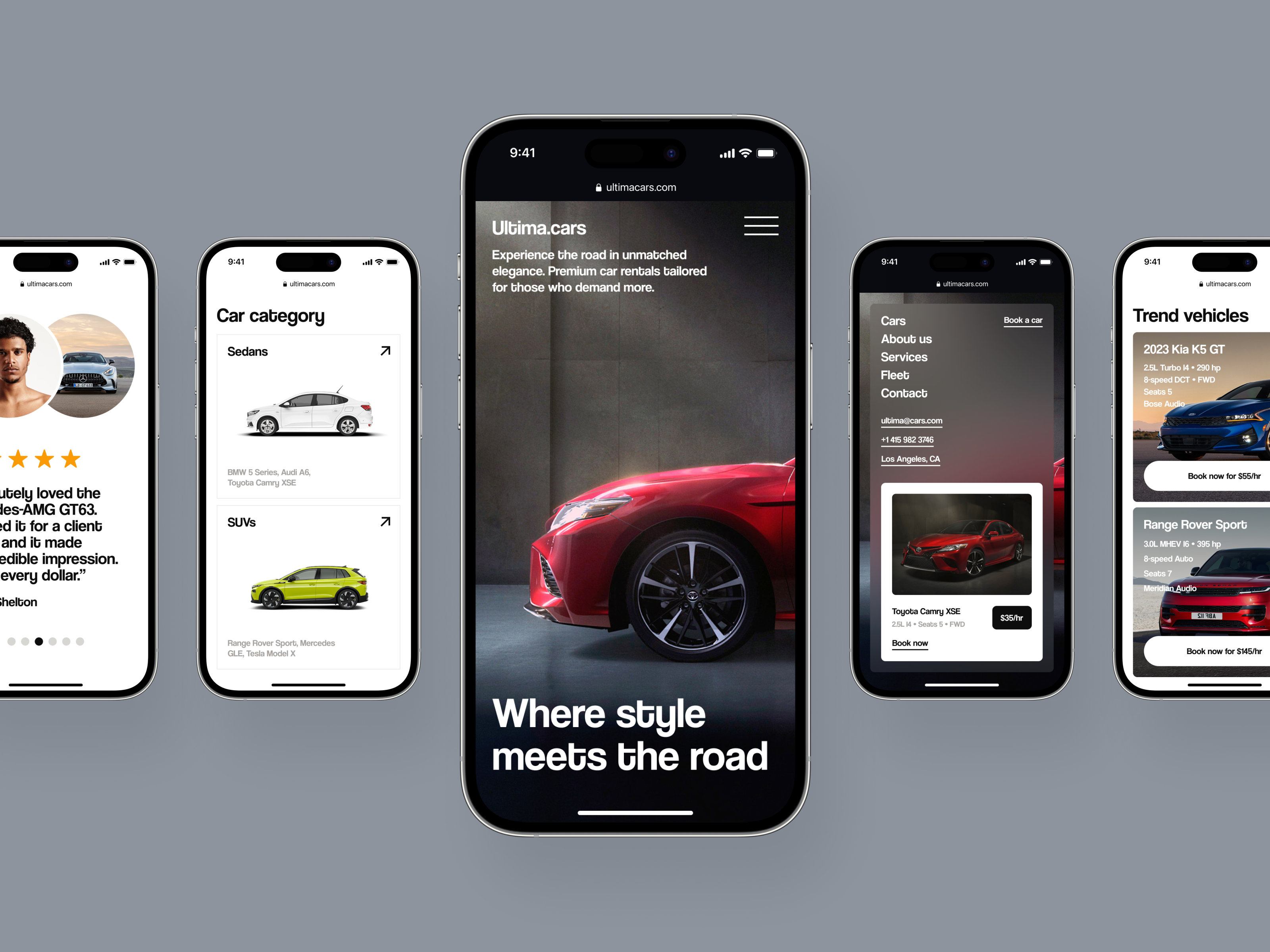 Car Rental Mobile Website Design Concept by Ronas IT | UI/UX Team on ...