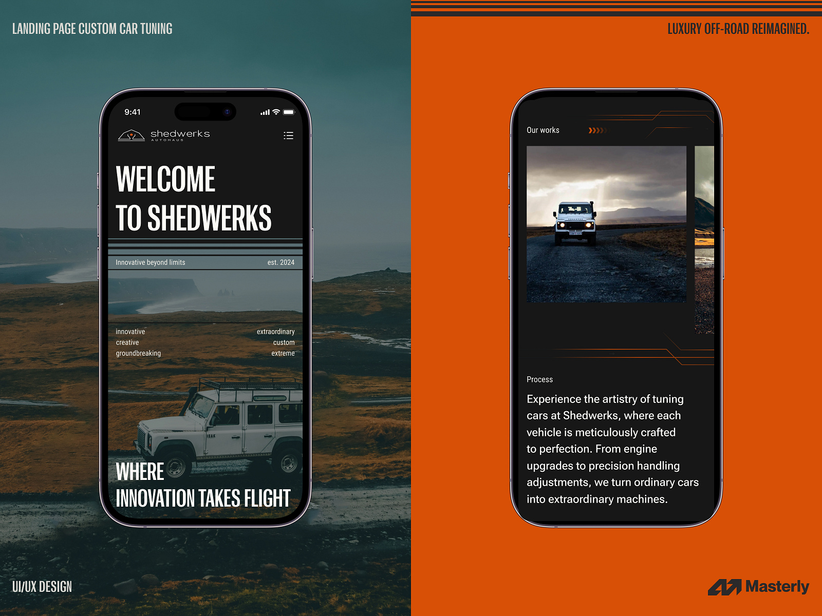 UI/UX Design for Custom Car Tuning Website | Masterly by Masterly on ...