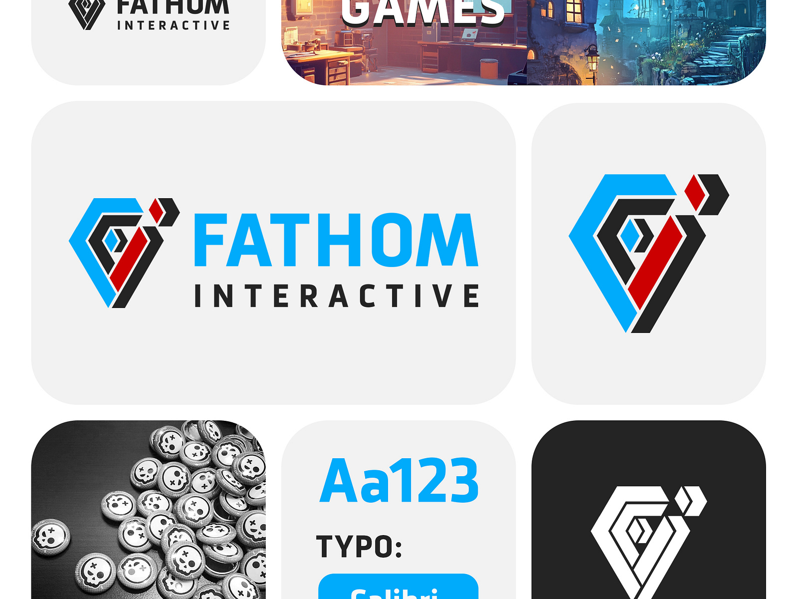 Fathom — Interactive Game Studio by madebyvladonacev on Dribbble
