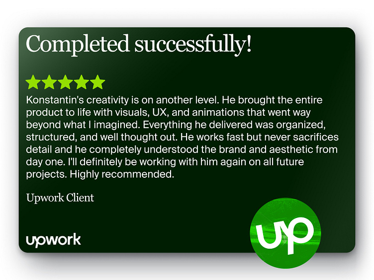 Upwork Top Rated Plus UX/UI Lead Designer — Web3 | Crypto | AI by vino ...