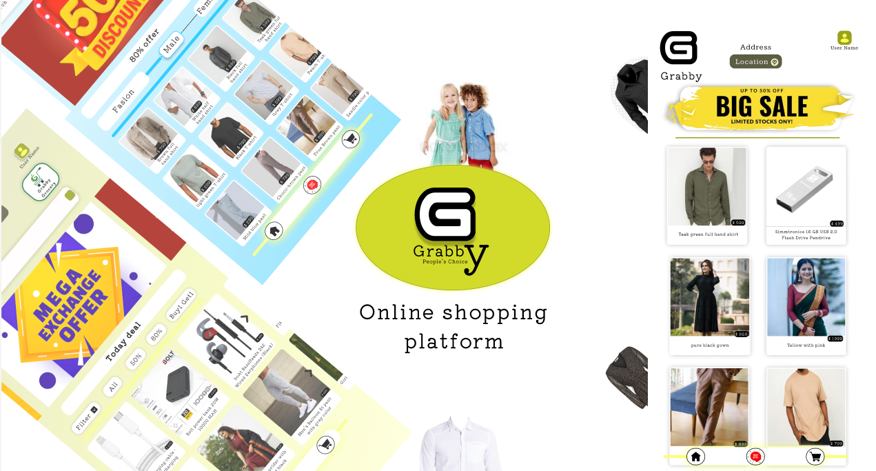 Grabby App by Dhanush R on Dribbble