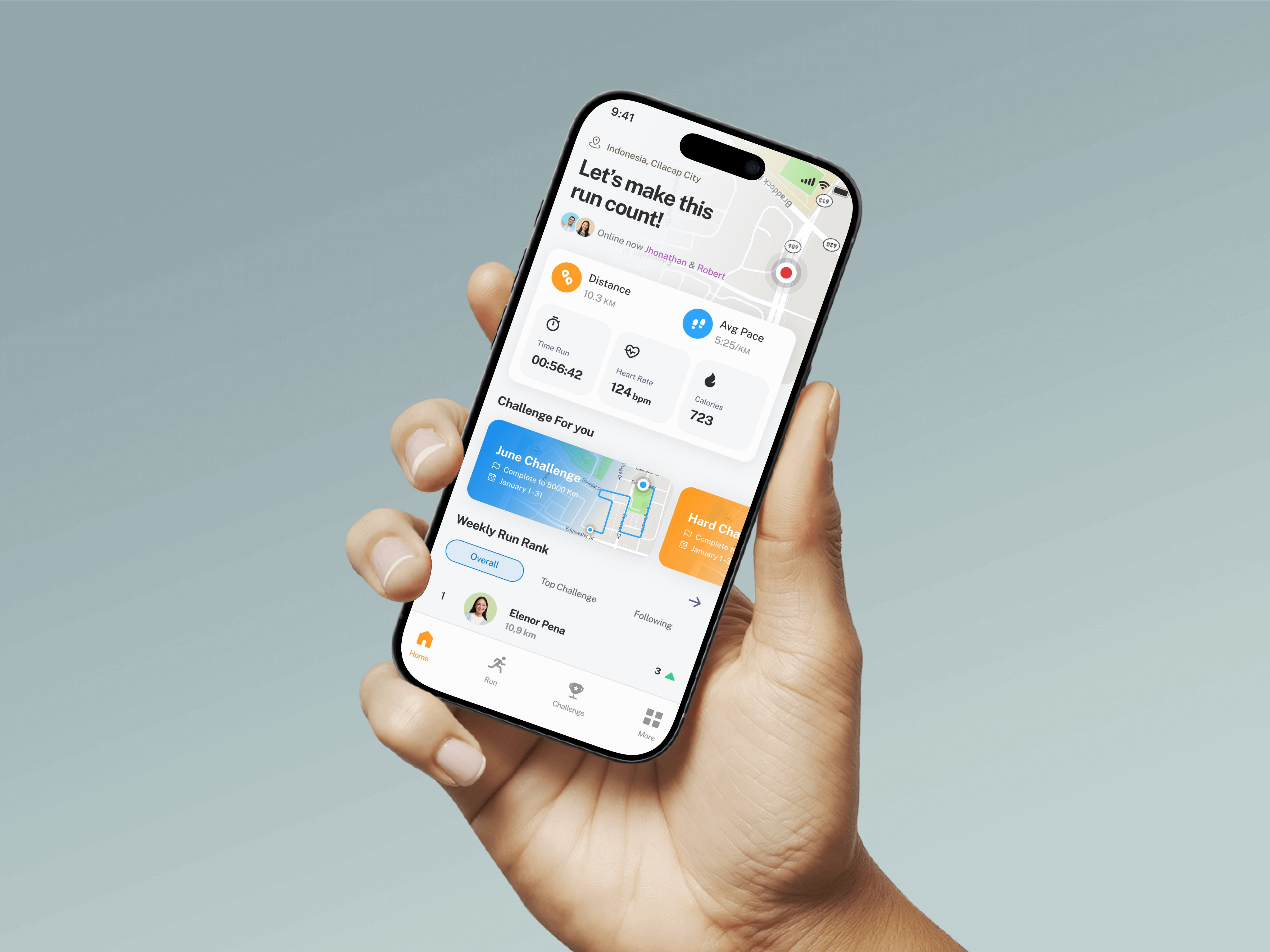 Running Mobile App by OnPoint Studio on Dribbble