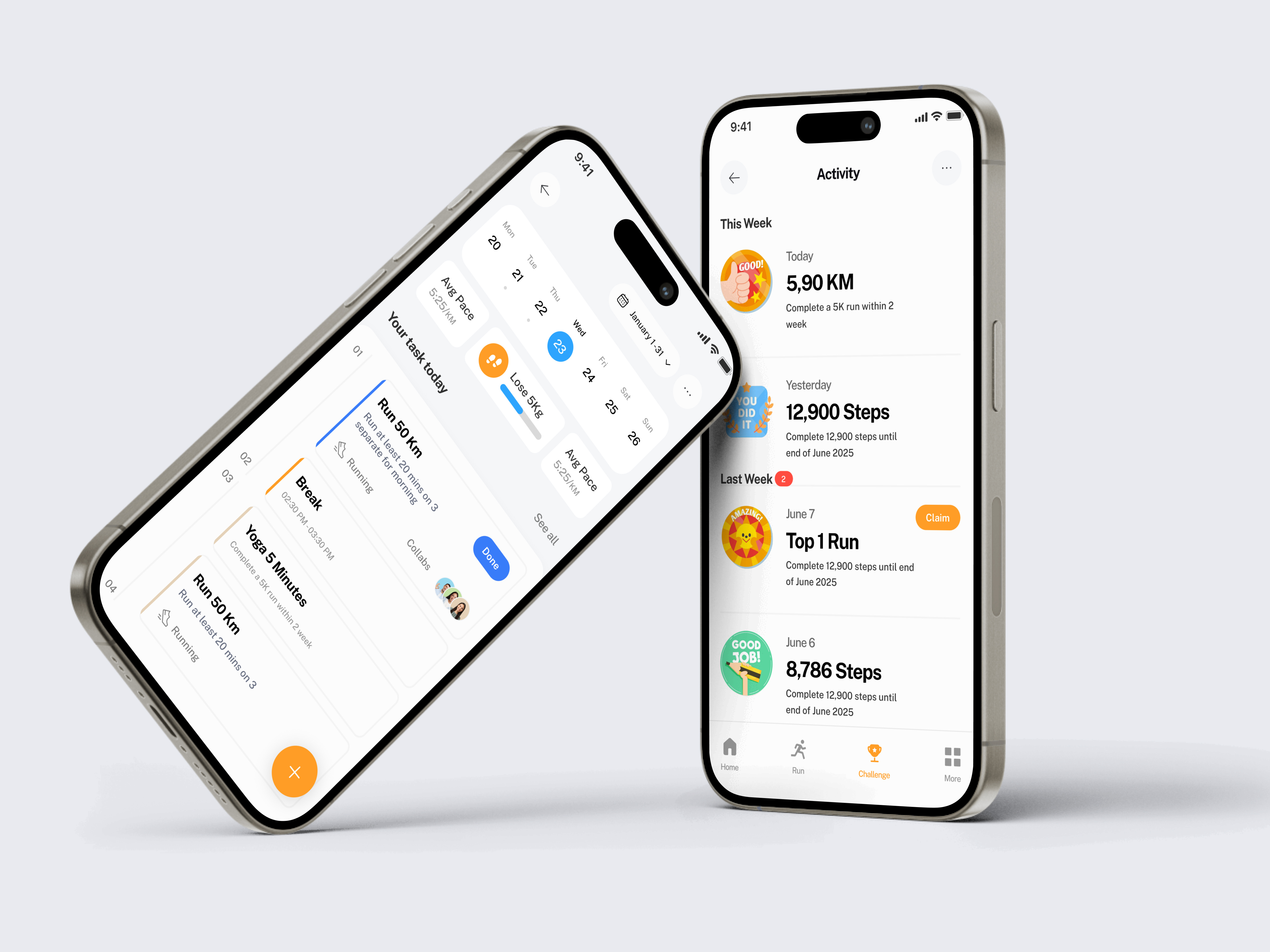 Running Mobile App by OnPoint Studio on Dribbble