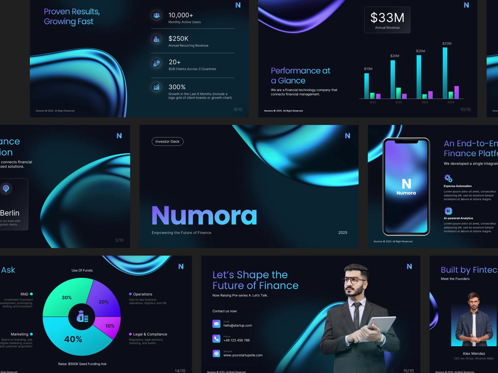 Numora - Investor Presentation by Slidefactory Studio on Dribbble